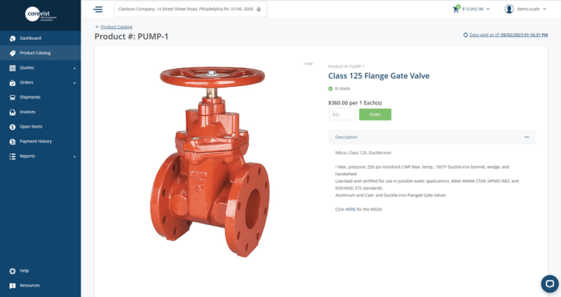 B2B Ecommerce Feature: Product Catalog | Corevist B2B Ecommerce Feature: Product Catalog | Corevist